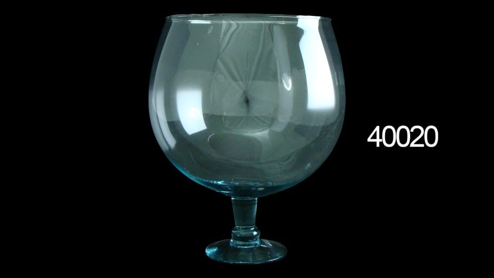 copa globo 20 VIDRIO 25cm alto - LasFloresArtificiales.com