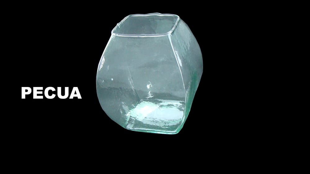 PECERA CUADRADA 14 cm CAJA CON 24 - LasFloresArtificiales.com